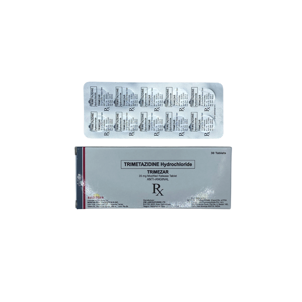 TRIMEZAR Trimetazidine Hydrochloride 35mg Modified-Release Tablet 30's ...